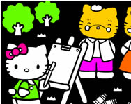 Hello Kitty kifestő játék online ingyen Hello Kitty